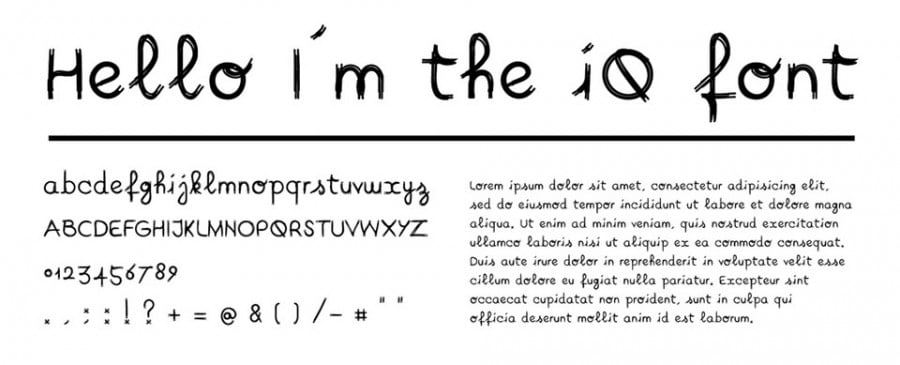 iQ Font: A Typeface Created by Driving a Car