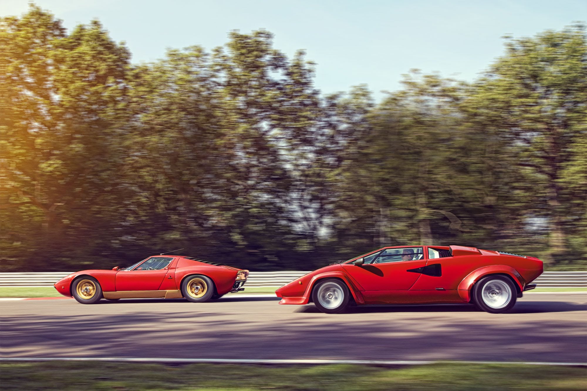 Two Classic Lamborghini Legends Meet