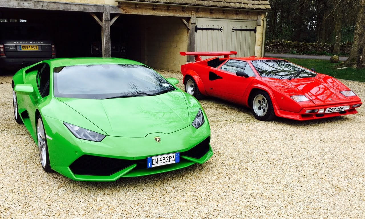 Lamborghini Huracan Meets the Countach