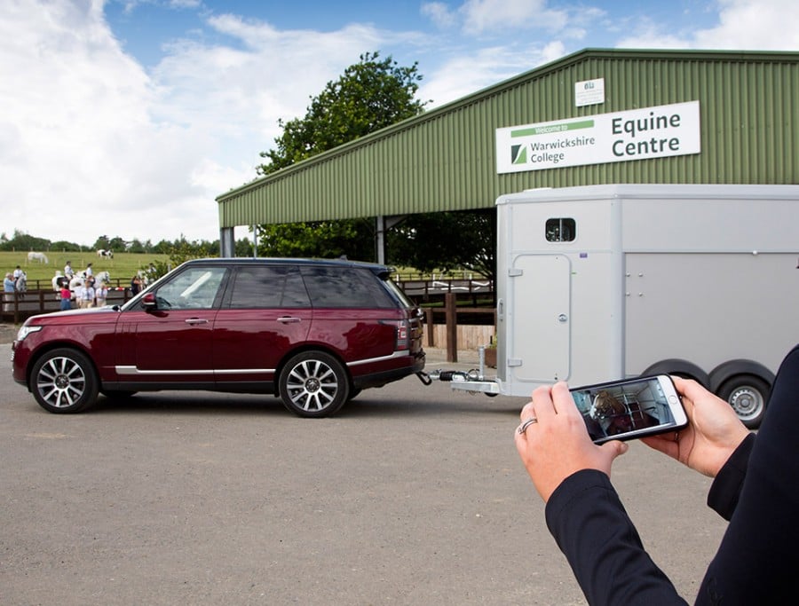 Land Rover Tech Lets You See Through Trailers