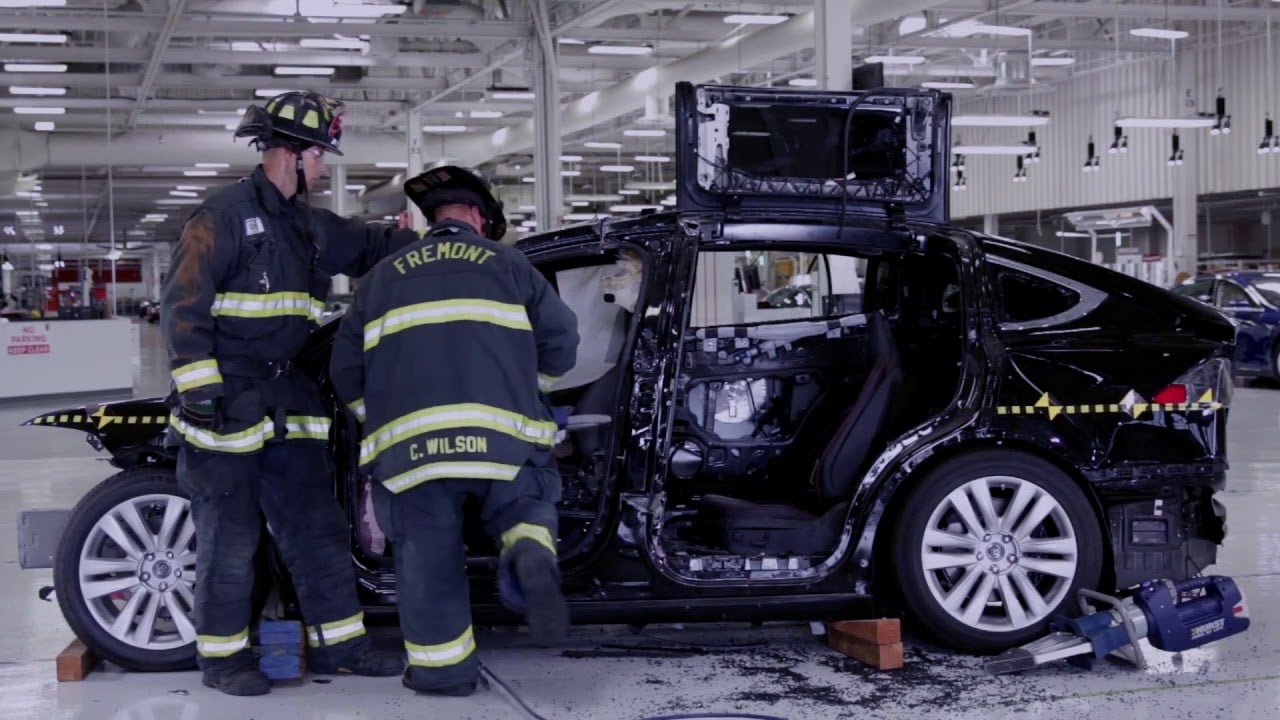 Watch a Tesla Model X Get Ripped Apart - For a Good Cause