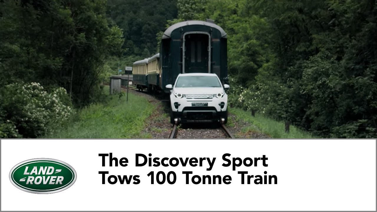 Land Rover Discovery Sport Pulls 100+ Ton Train