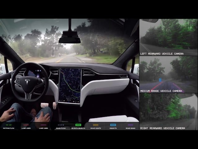 How Tesla's Autonomous Cars See the World