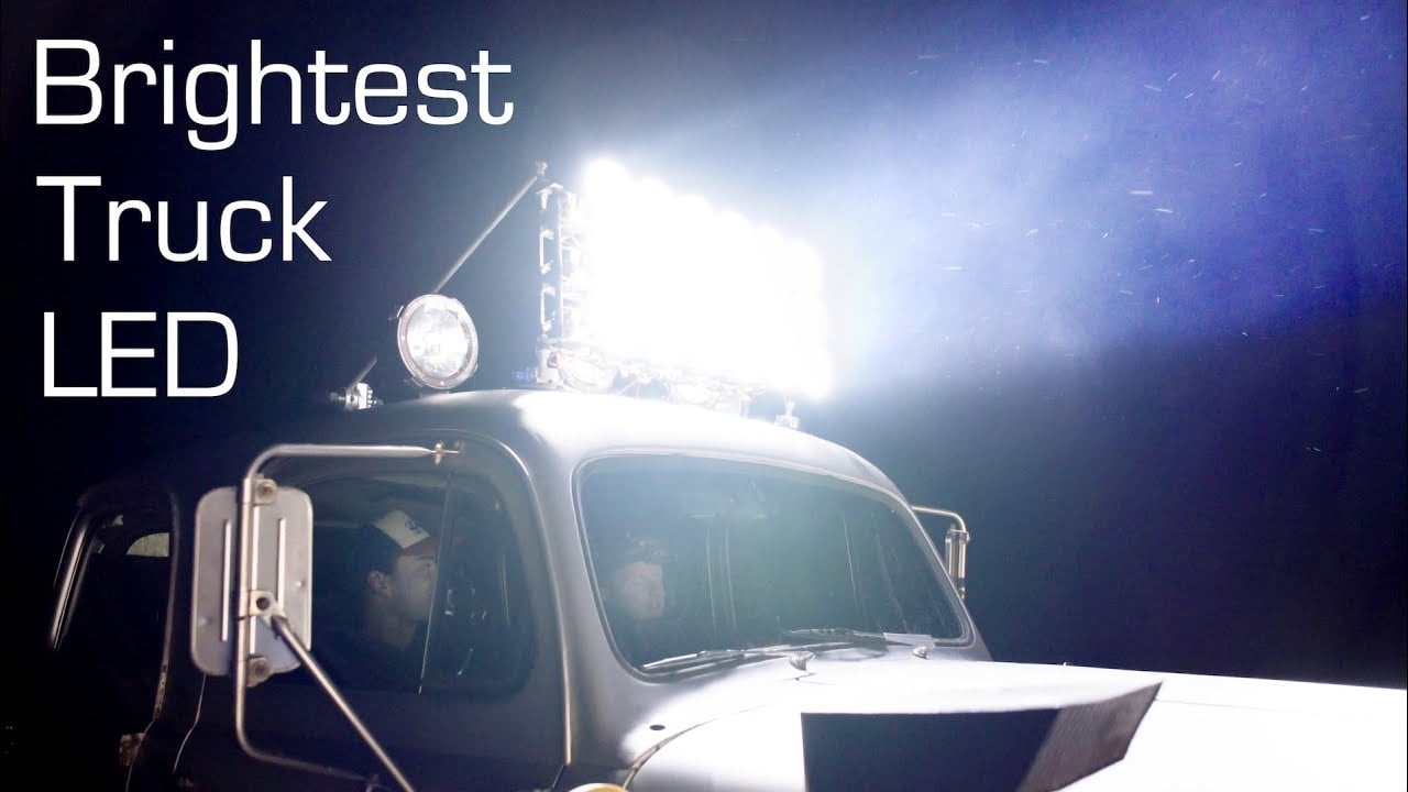 The World's Brightest Truck Lights up the Night