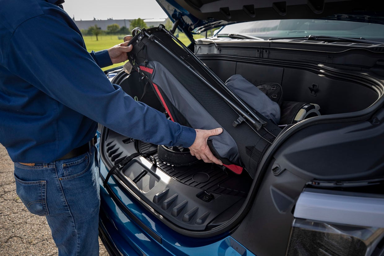 Ford F-150 Lightning's Frunk Started as a Cardboard Model
