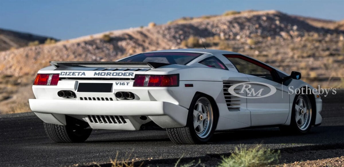 Rare Cizeta-Moroder V16T Supercar Could Be Yours