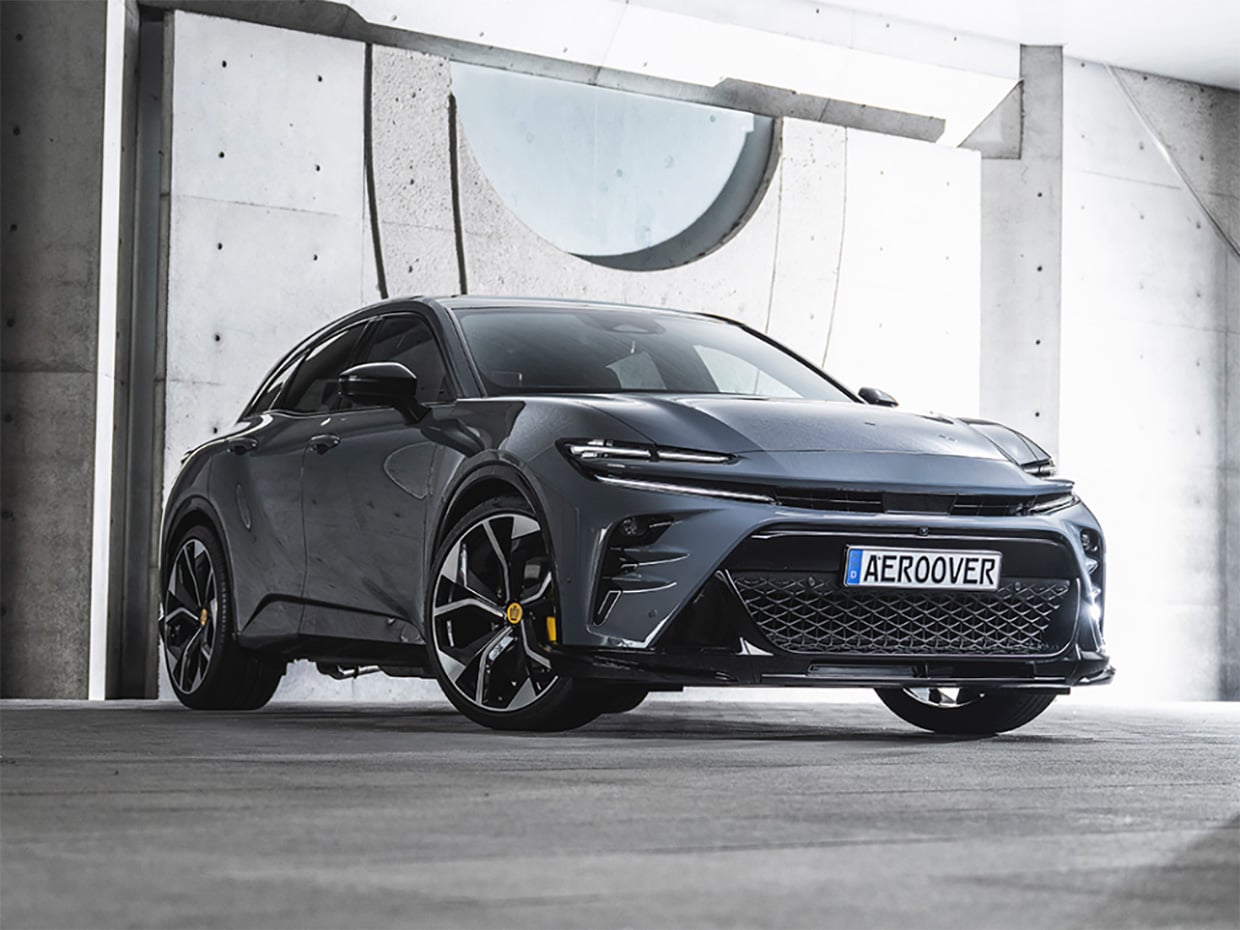 Aero Over Body Kit Turns Toyota Crown Sport into a Ferrari Purosangue