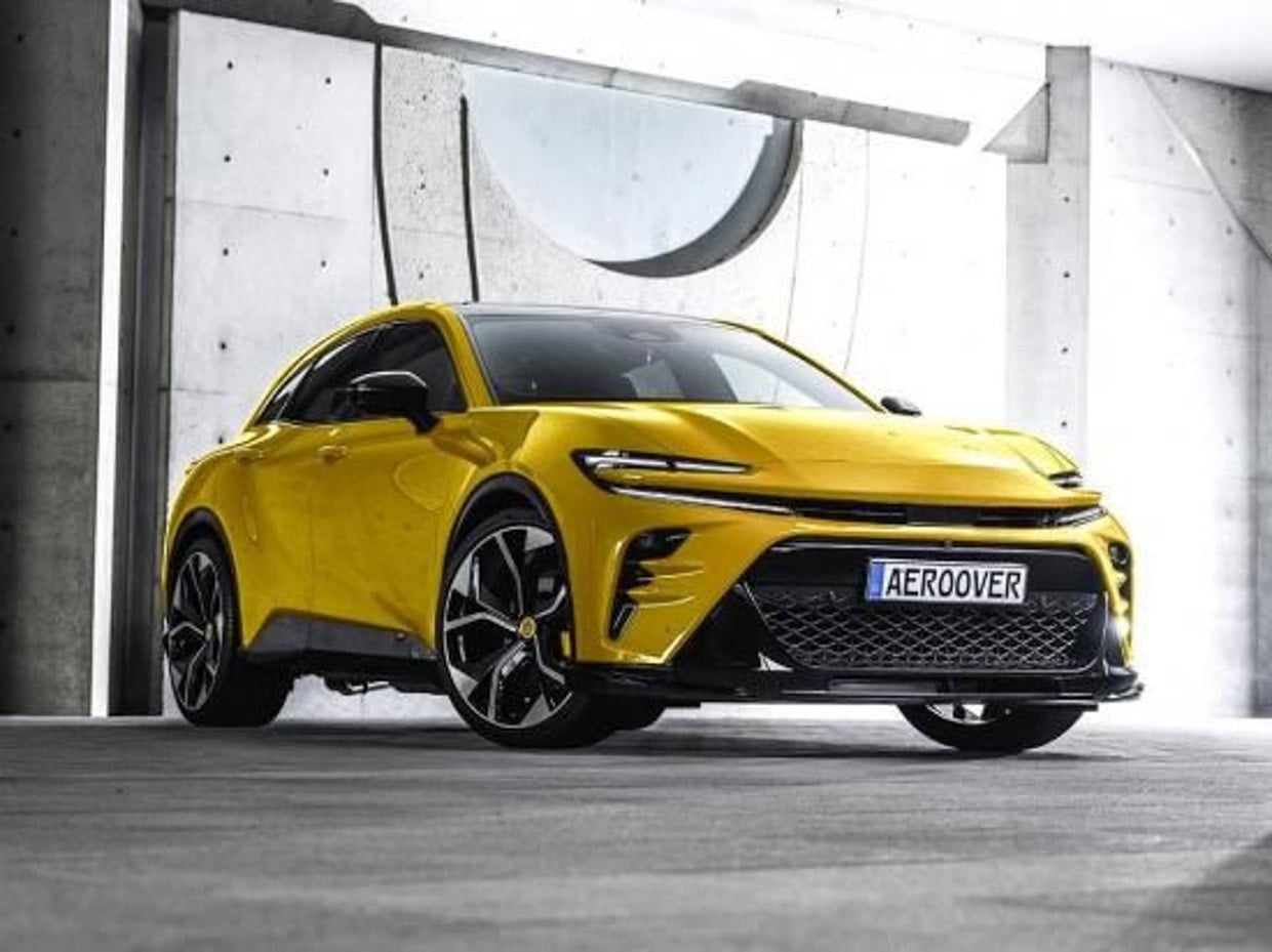 Aero Over Body Kit Turns Toyota Crown Sport into a Ferrari Purosangue